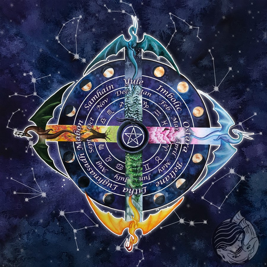 Dragon Wheel of the Year – DragonLadyArt