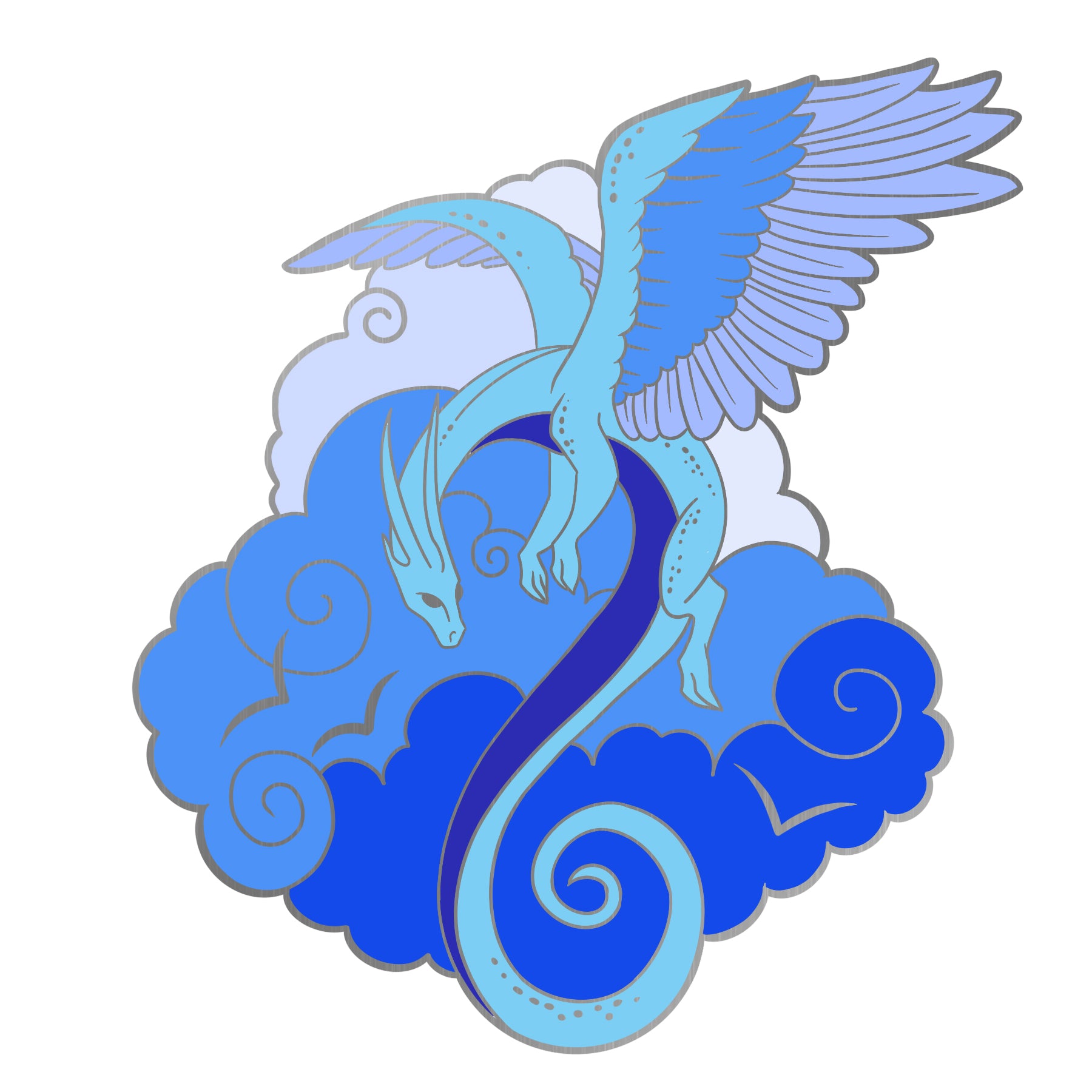 Air Dragon Pin – DragonLadyArt