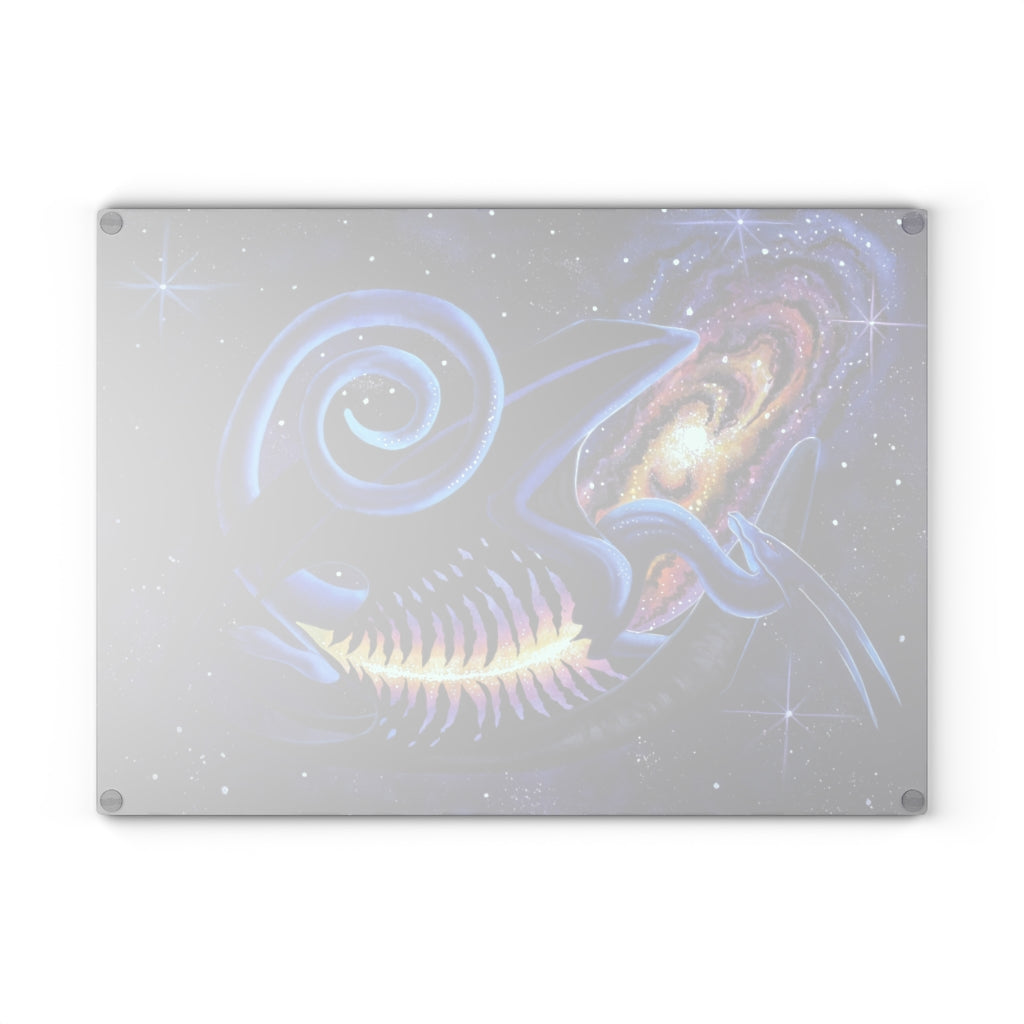 Galactic Entrancement Glass Altar Top and Cutting Board – DragonLadyArt